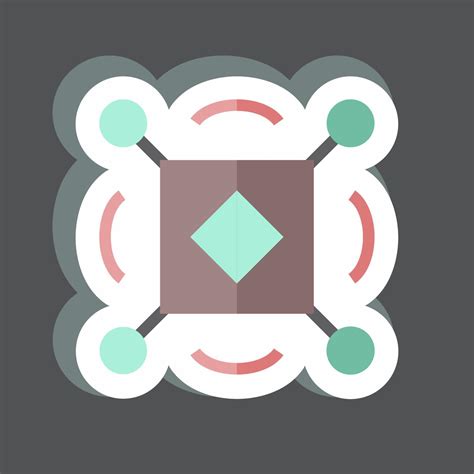 Sticker Sensors Suitable For Data Analytics Symbol Simple Design Editable Design Template