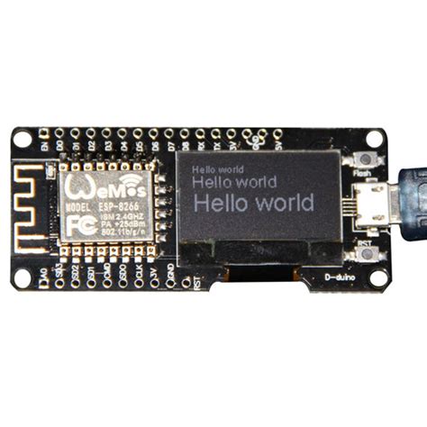 Wemos Nodemcu Wifi For Arduino And Nodemcu Esp8266 096 Inch Oled Bo Electronic Pro