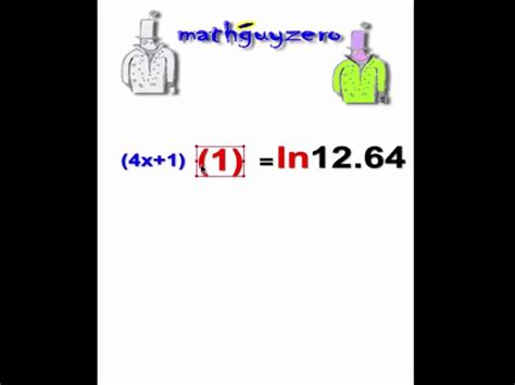 Solving Logarithmic Equations With Natural Logarithms Schooltube