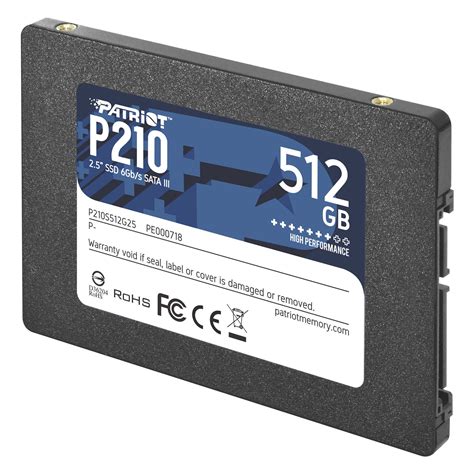 512GB Patriot P210 2.5" SATA III SSD - P210S512G25 | CCL