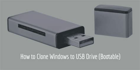 How To Clone Windows 10 11 To Usb Drive Bootable