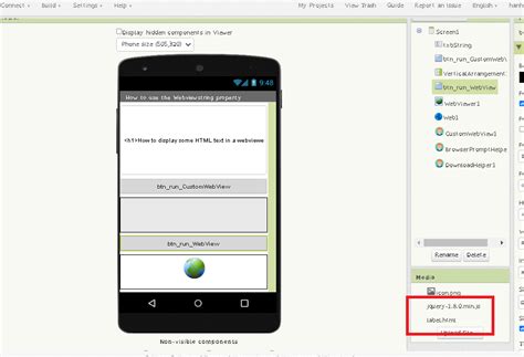 CustomWebView An Extended Form Of Web Viewer By Resuff Extensions MIT App Inventor