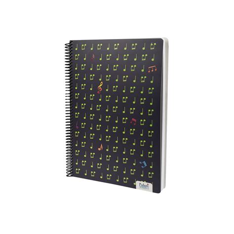 Colori Тетрадка A4 широки редове 2 теми офсетова хартия спирала мека корица 100 листа