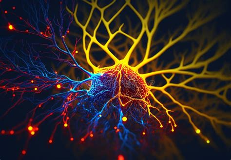 Neural Network Connections Abstract Image Of Neural Network Stock Illustration Illustration