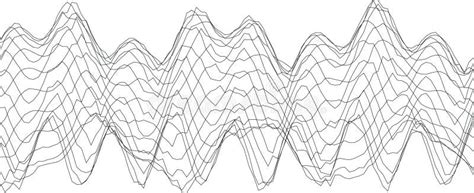 Abstract Waveform Pattern For Innovative Design And Creative Projects