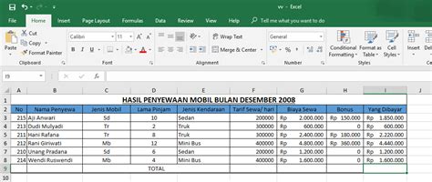 PEMBAHASAN FUNGSI STRING VLOOKUP HLOOKUP PADA MS EXCEL