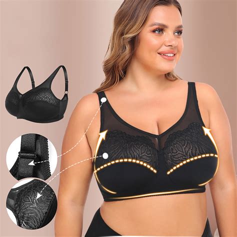 Bnwani Wireless Bras With Support And Lift Bralette Large Bust Comfortable Traceless Wireless