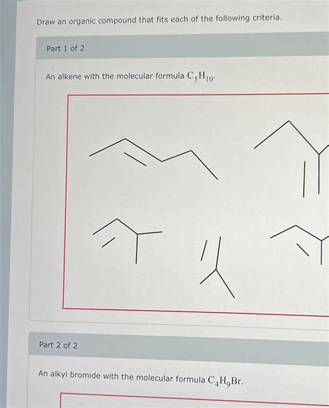 Solved An Alkene With The Molecular Formula C5h10draw An