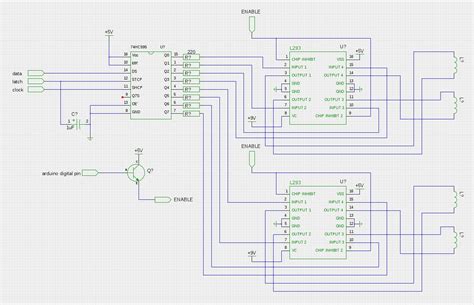 Arduino Controlled Array Of Latching Solenoids Via Dpdt Relays Motors