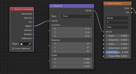 Texturing How Do I Make Wave Texture Node In The Shape I Want