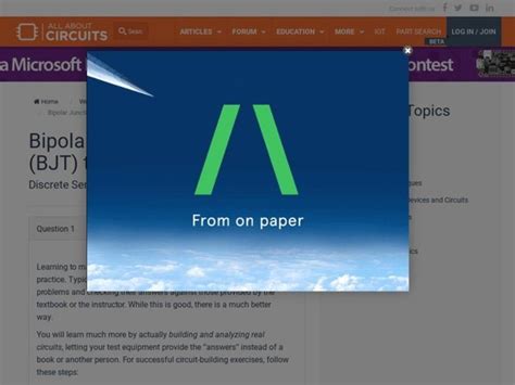 Bipolar Junction Transistor Theory Interactive For 10th Higher Ed Lesson Planet