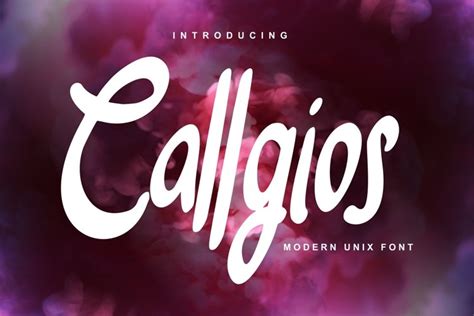Callgios Modern Unix Font