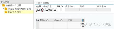 Sap Co科目自动分配 后台配置） 知乎