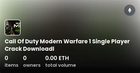 call of duty modern warfare 1 single player crack downloadl