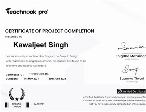 Kawaljeet Singh On Linkedin Completed Internship In Graphic Designing Demonstrating