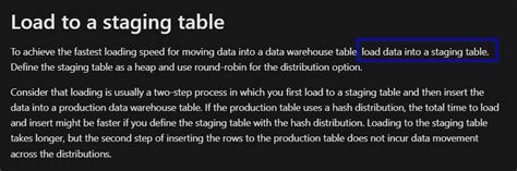 Loading Data Into A Dedicated Sql Pool In Azure Synapse Analytics