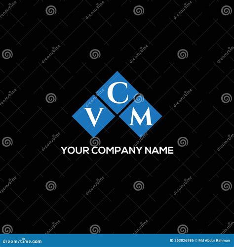 Vcm Letter Logo Design On White Background Vcm Creative Initials Letter Logo Concept Vcm