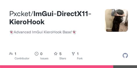 Github Pxcket Imgui Directx11 Kierohook 👻advanced Imgui Kierohook Base 👻
