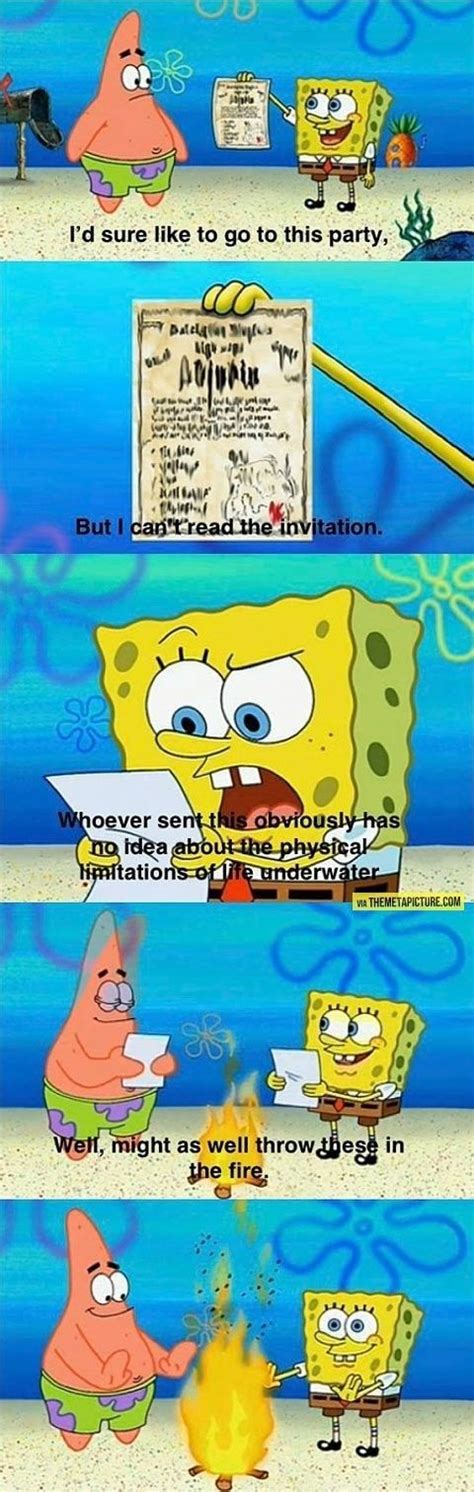 Am I A Prettttty Girl Spongebob Logic Cartoon Logic Spongebob Quotes Spongebob Squarepants