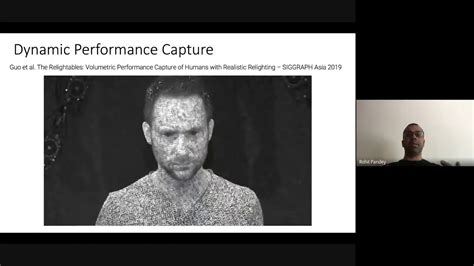 Neural Rendering For Performance Capture CVPR 2020 Tutorial Talk YouTube