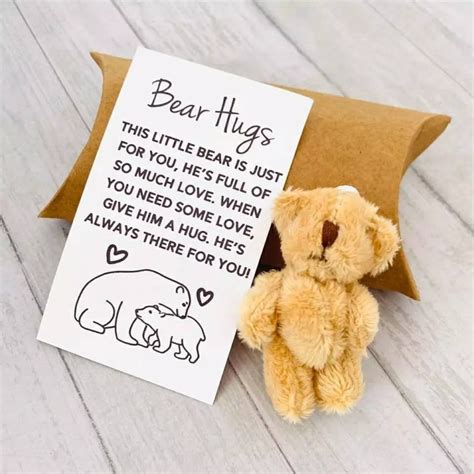 Handmade A Little Pocket Bear Hug Ready To Give Bear Hugs To Etsy