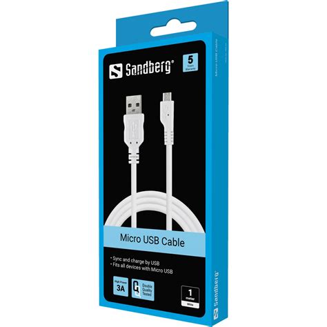 Sandberg Microusb Sync Charge Cable M Sandberg A S