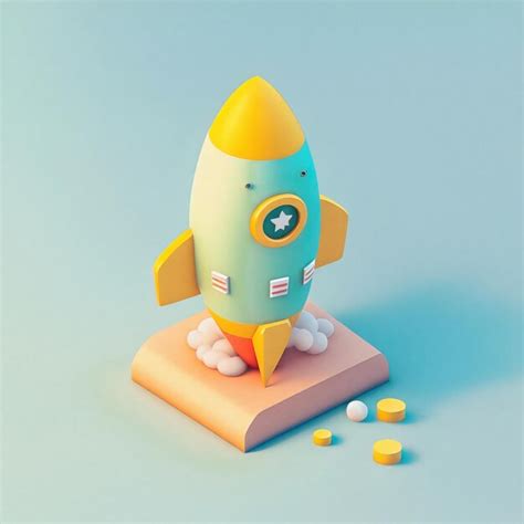 Premium Photo Rocket Icon Illustration For Technology Science Projects Like App Icons Websites