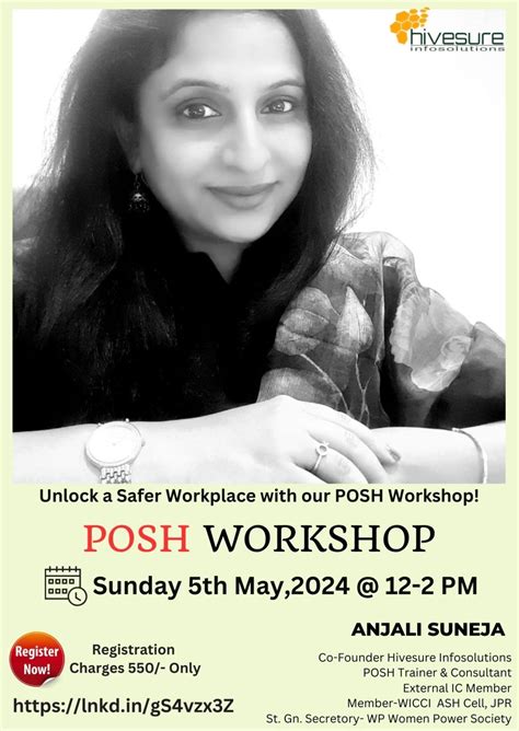 anjali suneja on linkedin poshforall poshtraining poshawareness sexualharassment poshjaipur