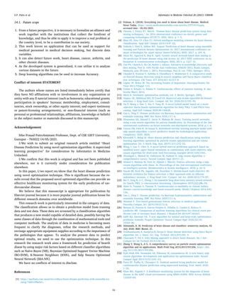 Heart Disease Prediction By Using Novel Optimization Algorithm A