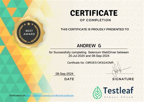 Automation Certified Continuouslearning Andrew G M