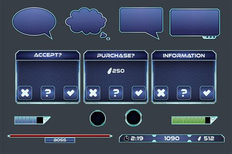 Free Space Shooter Game Gui