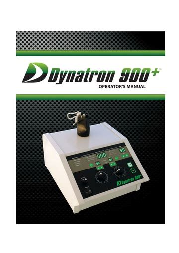 Dynatronics Dynatron 900 Operators Manual Free Download Borrow And Streaming Internet Archive