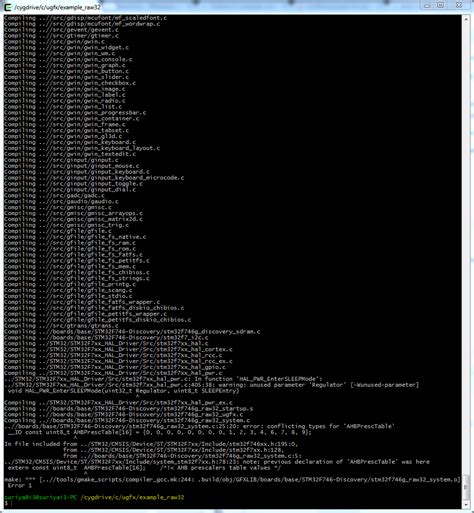 errors with ugfx and chibios on stm32f7 discovery support µgfx