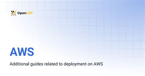 Aws Openg2p Docs