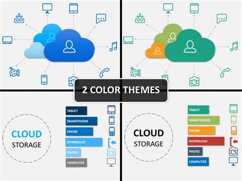 Cloud Storage PowerPoint And Google Slides Template PPT Slides