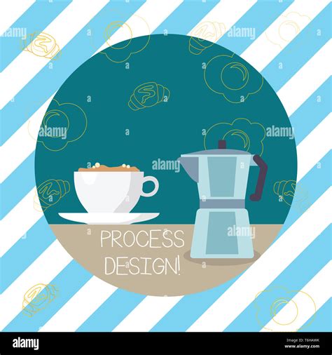 Writing Note Showing Process Design Business Concept For Process Of Originating And Developing