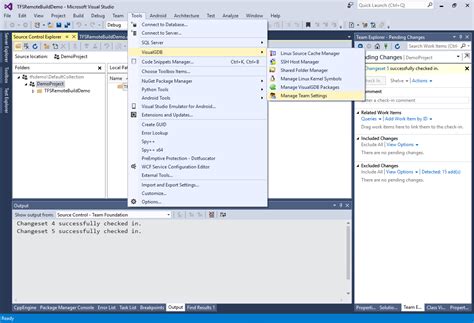 Building Visualgdb Makefile Projects With Team Foundation Server Visualgdb Tutorials