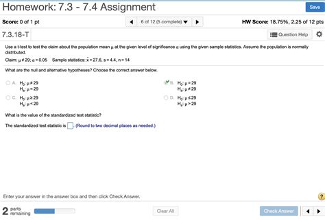Solved Homework 7 3 7 4 Assignment Save Score 0 Of 1 Pt