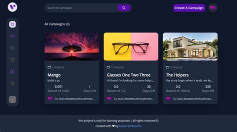 Github Hacenbarb Crowdfunding Web3 Join The Decentralized Revolution