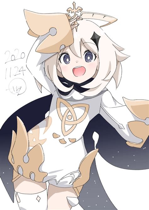 Paimon Genshin Impact Drawn By Sechin Danbooru