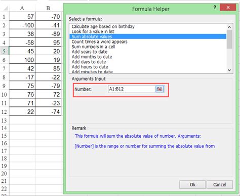 How To Sum Numbers Regardless Of Sign In Excel
