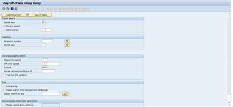 PC M CALC SAP Tcode Payroll Driver Hong Kong