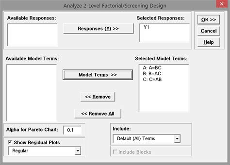 Fractional Factorial Designs With Sigmaxl Lean Sigma Corporation