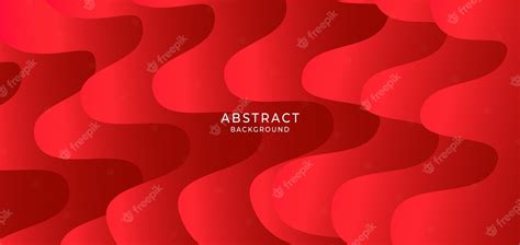Premium Vector Abstract Wave Background Red Gradient Vector Illustration