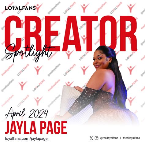 Jayla Page Named Realloyalfans Featured Creator For April