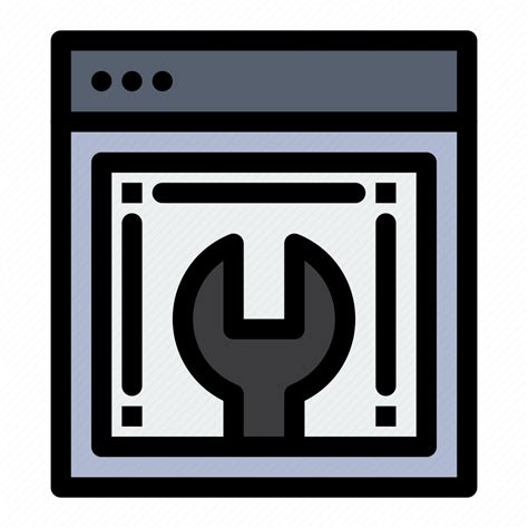 Advancement Configuration Development Maintenance Web Icon