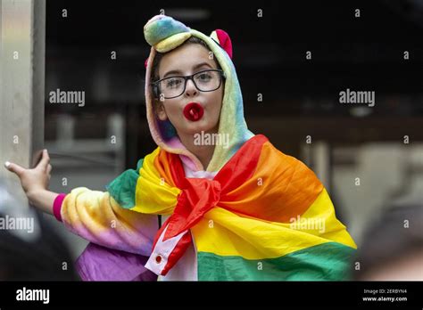 New York City Gay Pride Parade Held On June 24 2018 In New York City Photo By Majid Aliyev