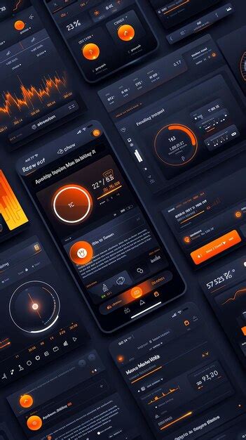 Mobile Ui Elements Premium Ai Generated Image