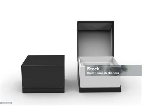 화이트 빈 하드 골판지 선물 또는 우편 물상자 모의 템플릿 3d 그림 0명에 대한 스톡 사진 및 기타 이미지 0명 검은색 고급 Istock