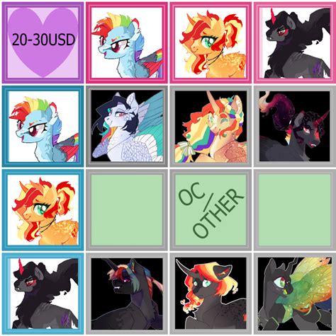 Mlp Breeding Chartgrid Closed By Sleepingonsoftclouds On Deviantart